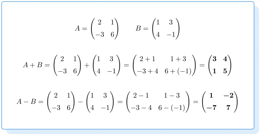 Cómo sumar y restar matrices (ejercicios resueltos) Cómo sumar y restar matrices (ejercicios resueltos)