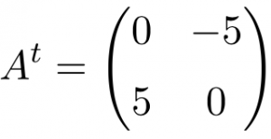 ¿Qué es una matriz Antisimétrica? (ejemplos, propiedades,...)